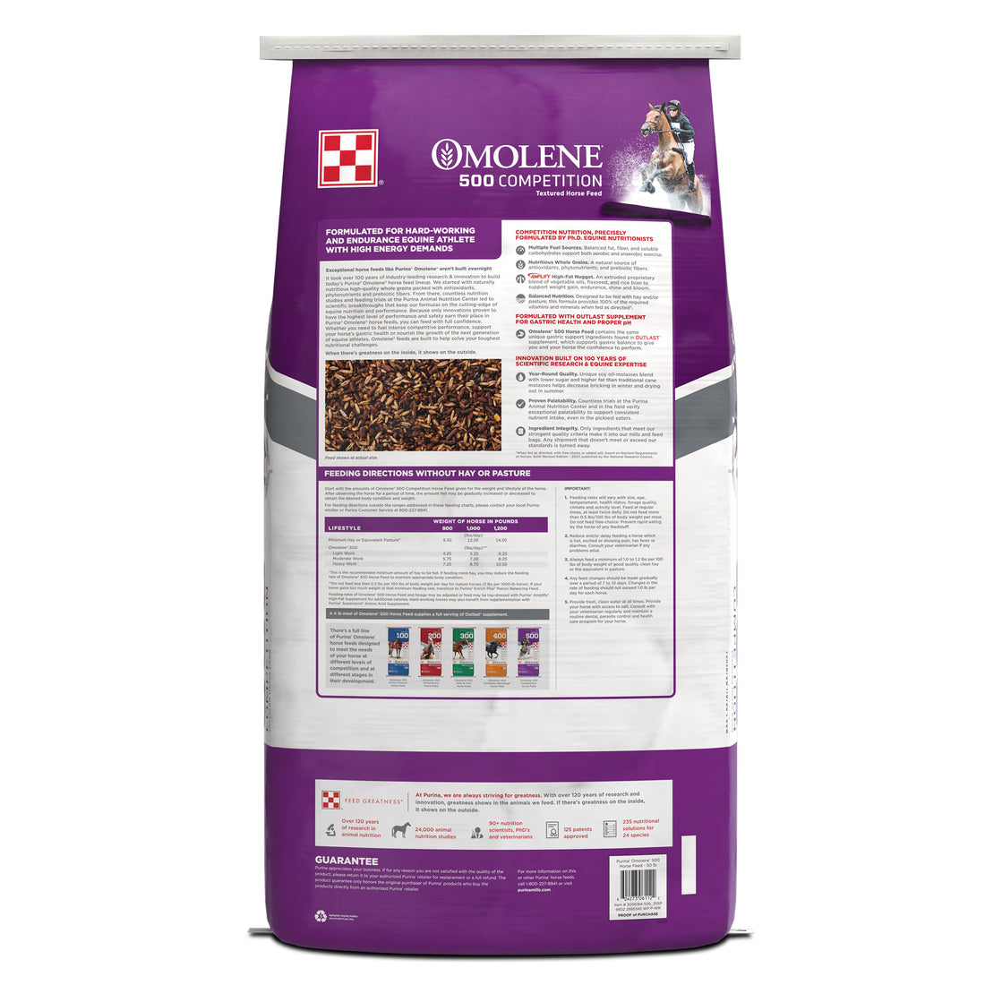 Purina® Omolene #500® Competition Horse Feed - Landrum, SC - The Hay Rack