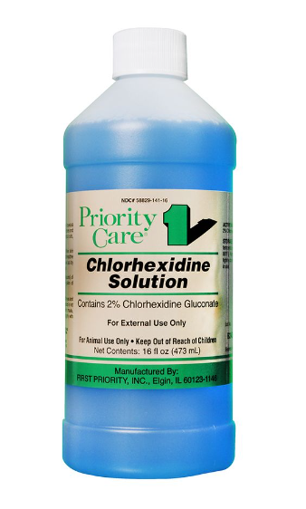 Priority Care Chlorhexidine Solution (16 oz) - Landrum, SC - The Hay Rack