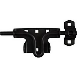 Black Satin Slide Bolt Gate Latch - Landrum, SC - The Hay Rack